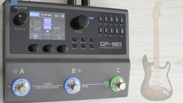 Valeton GP-180 и GP-150 все заводские NAM amp + pedal профили - тест на страте и басу