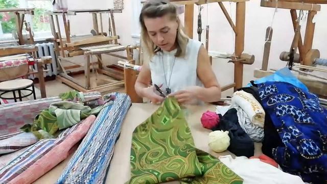 подготовка ткани для ткачества половика. часть 1