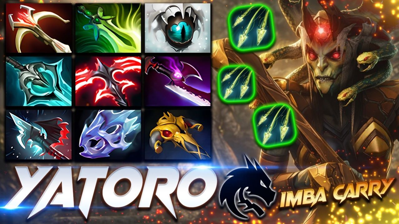 Yatoro Medusa - ИМБА-КЭРРИ — профессиональный геймплей в Dota 2 [Смотри и учись]