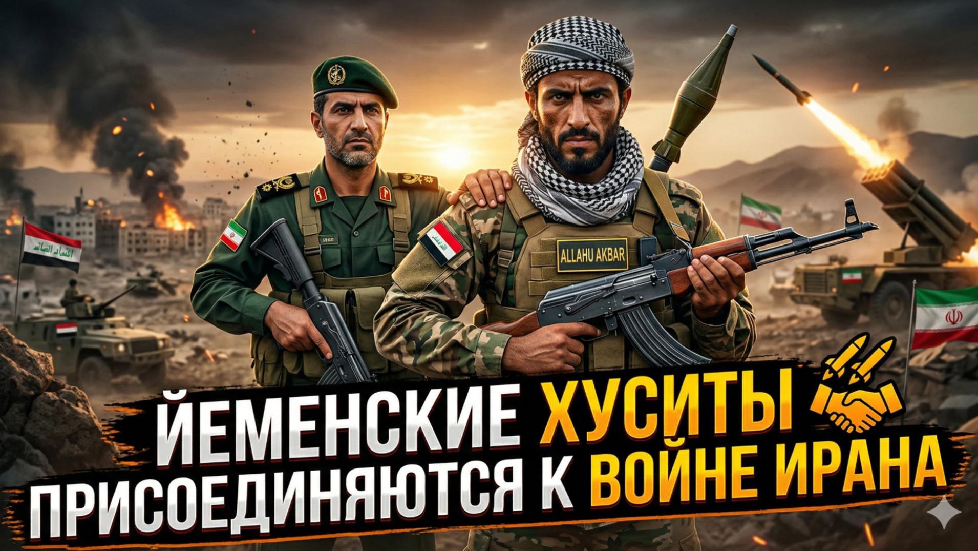 🚨Нима Алгхордшид | Война расширяется: хуситы Йемена вступили в битву на стороне Ирана — подробности