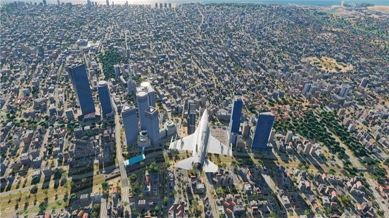 DCS: Syria Map - F-16 Weaving Through Tel Aviv