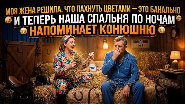 Истории из жизни \ Моя жена решила, что пахнуть цветами — это банально