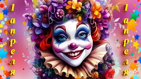 Улыбайтесь,вас разыгрывают.С днём смеха! С 1 апреля. Роскошная веселая открытка.