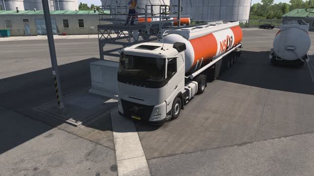 Euro Truck Simulator 2 #68  - Перевозка Керосина 888км