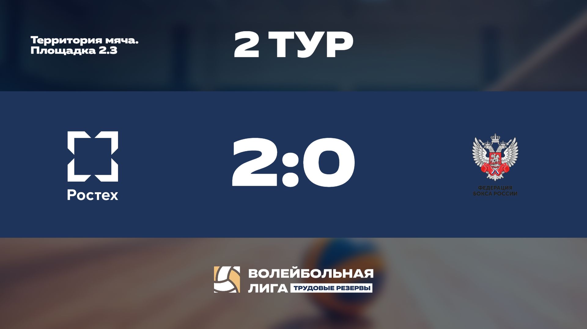 2 тур | Ростех - Федерация бокса России