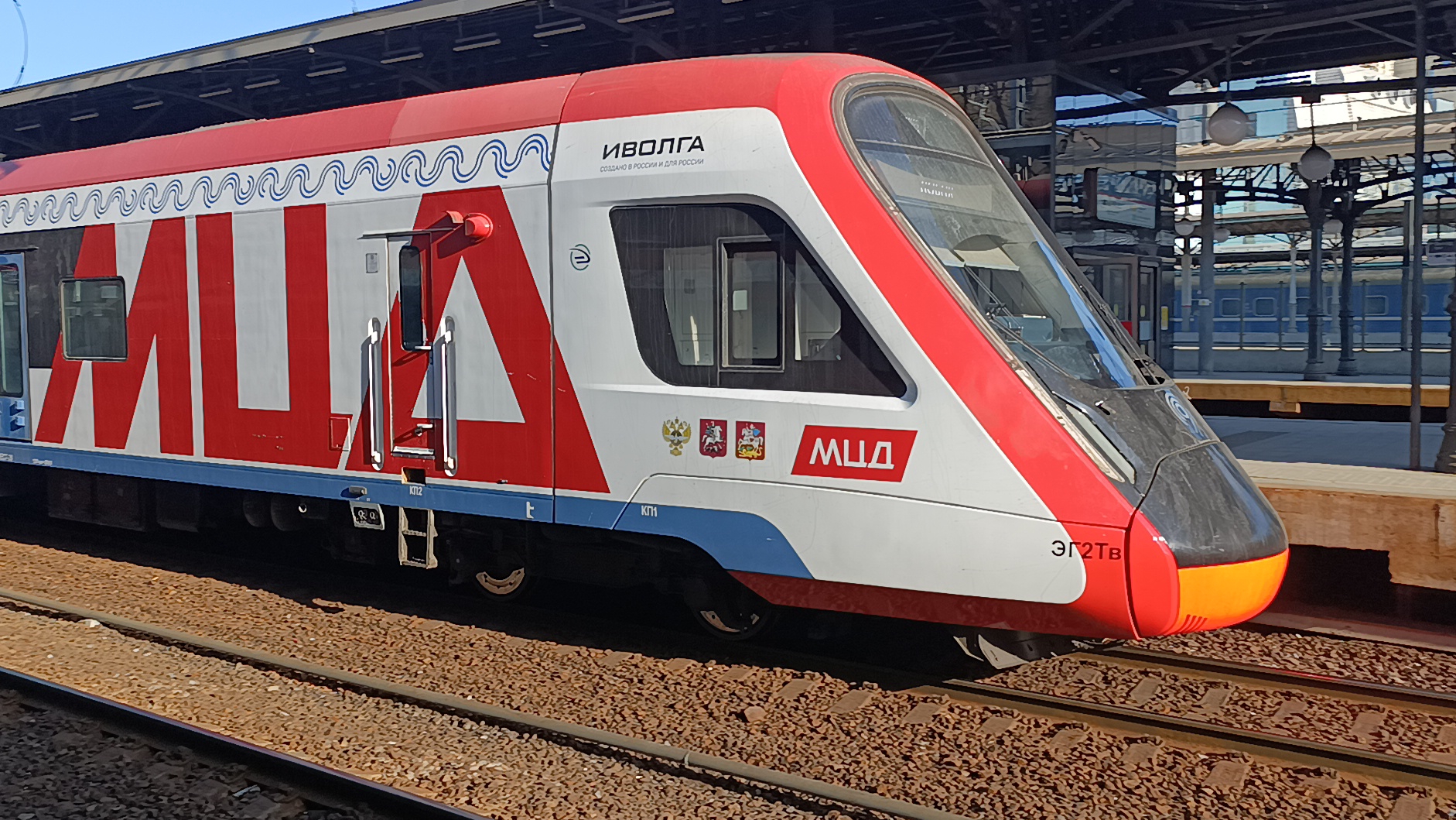 Иволга 2.0 отправляется со станции Белорусская D1