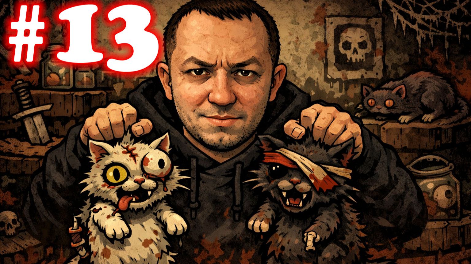 Mewgenics прохождение №13 | Пустыня-Кратер-Луна | Босс Покинутые | Босс Человек на Луне | Экстрасенс