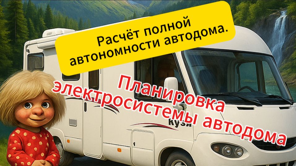 Расчёт полной автономности автодома