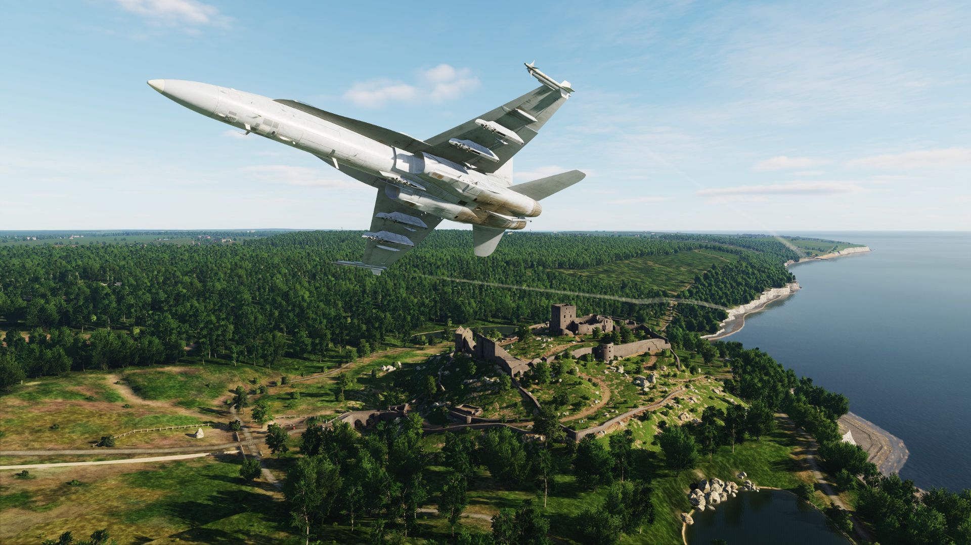 DCS: Cold War Germany - Bornholm Island flight