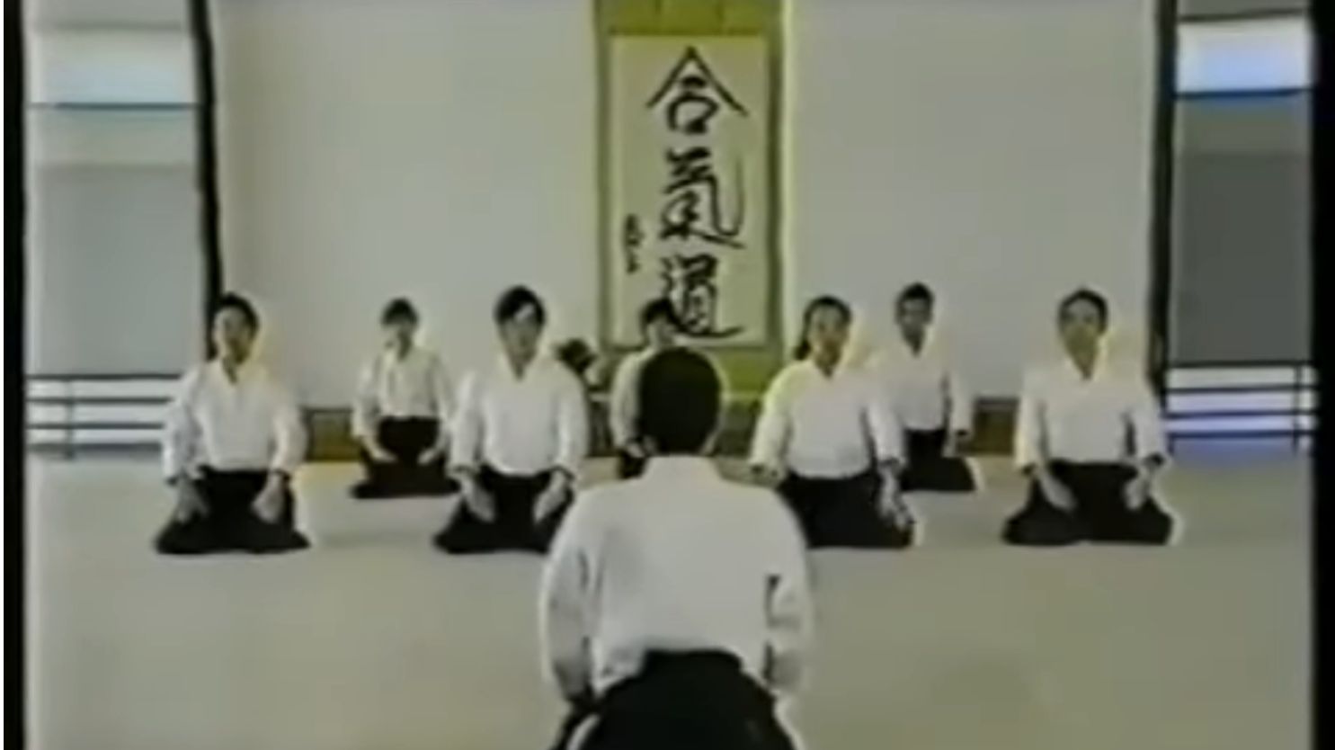 Инструкторы Сиханы, учебный класс в Хомбу додзё Айкикай, часть 1