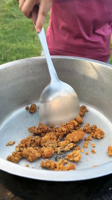 Рецепт вкусной жареной свинины во фритюре