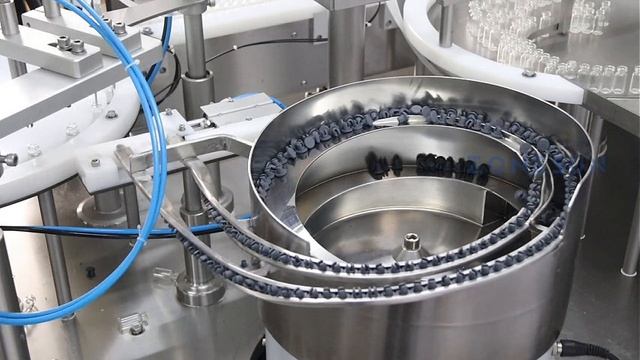 Точный розлив и авто-установка пробок:Автоматическая машина ZS-AFC9H для розлива и укупорки флаконов