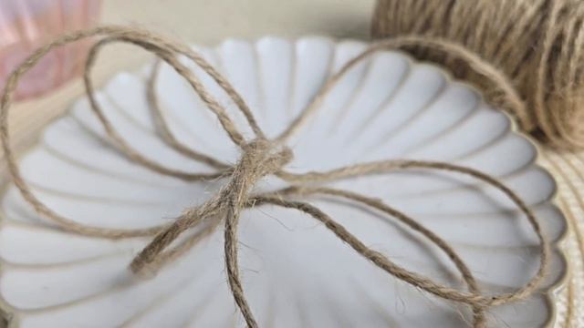 Джутовый шнур для декорирования КАВО БЕЖ, 2 мм* 50 м, CAA700860-2