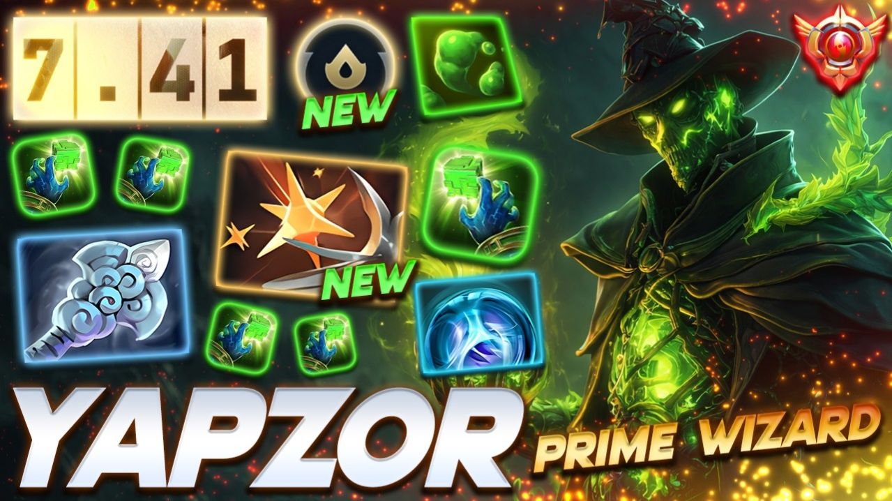 [7.41] Yapzor Rubick Prime Wizard — профессиональный геймплей в Dota 2 [Смотри и учись]
