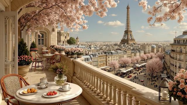 𝐏𝐀𝐑𝐈𝐒 𝐂𝐀𝐅𝐄́ 🥐 Relaxing French Music – Parisian Ambiance | Accordion & Piano