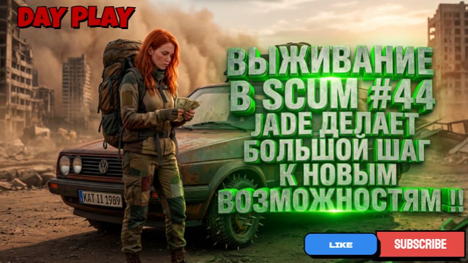 Выживание в SCUM #44 JADE делает большой шаг к новым возможностям !!!