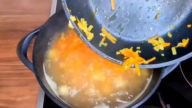 Суп с плавленым сыром Рецепты супов Видео рецепты приготовления супа Вкусный суп Простой рецепт