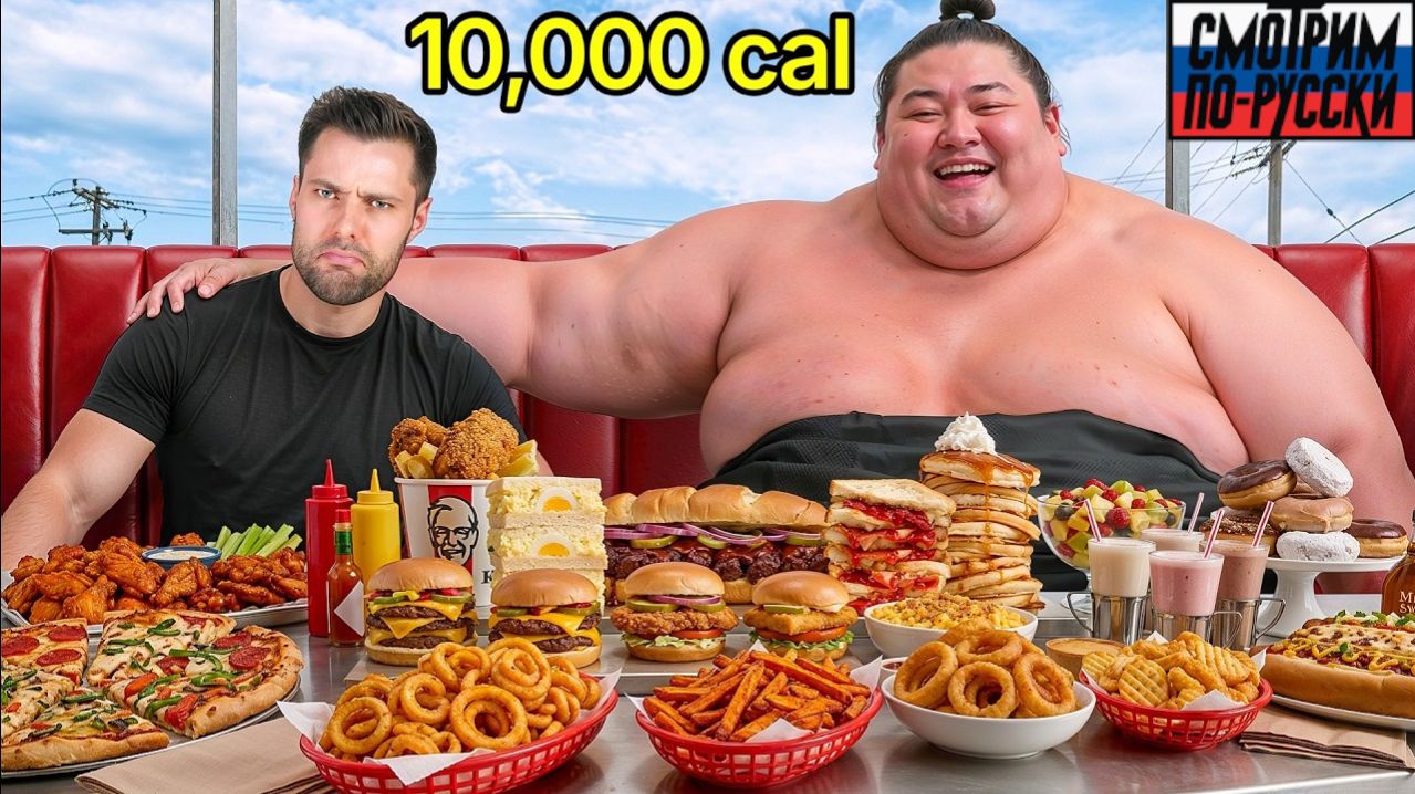 Я приготовил еду для САМОГО ТЯЖЁЛОГО сумоиста в мире! 😱