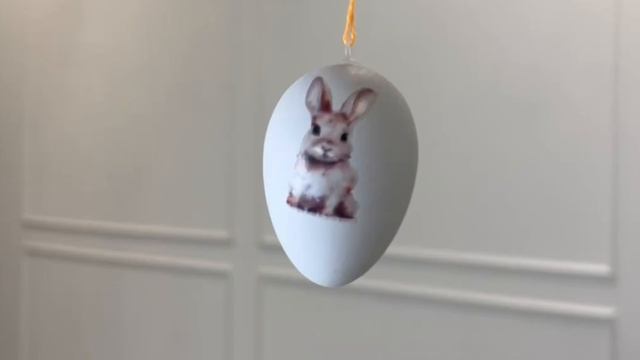 Декоративные пасхальные яйца 'Зайчата - ушастые ребята', 6 см, 12 шт., 2055303