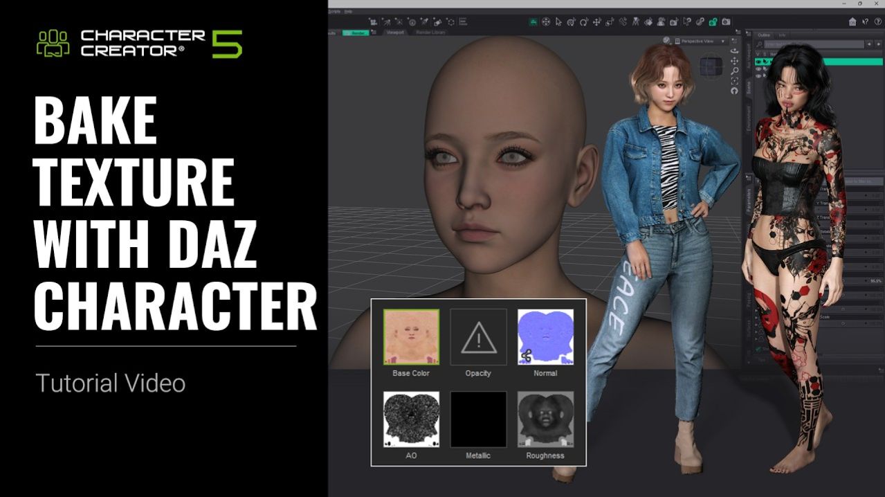 Как перенести текстуры с персонажа Daz в Character Creator 5 — полное руководство!