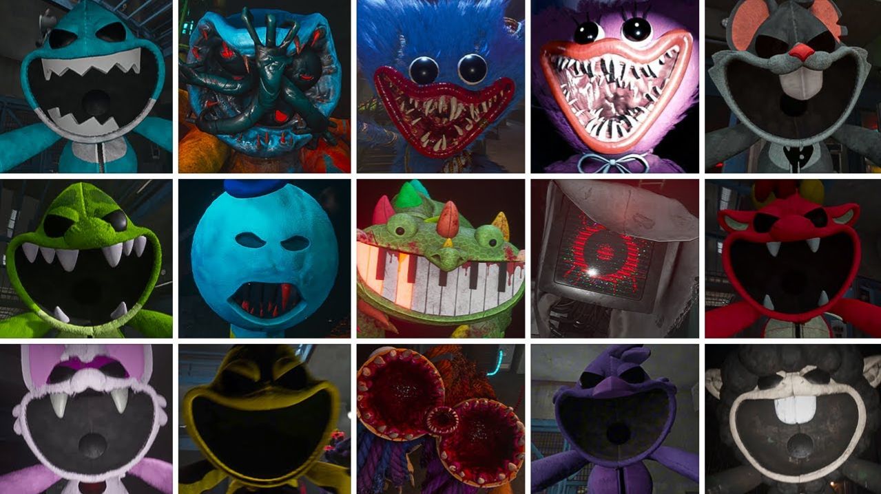 Поппи Плейтайм 1-4 - Все Скримеры