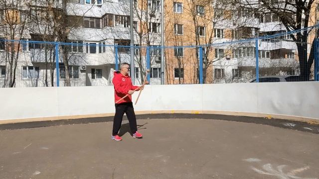 Упражнения с деревянным колокольчиком для фитнеса (26)