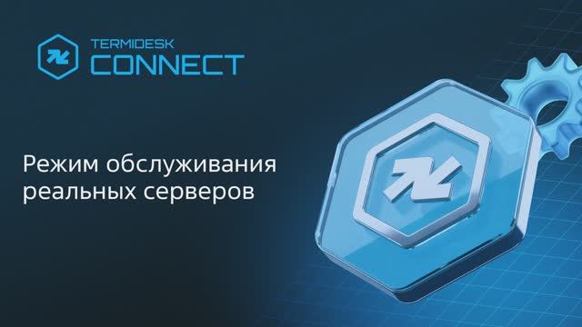 Termidesk Connect - режим обслуживания реальных серверов