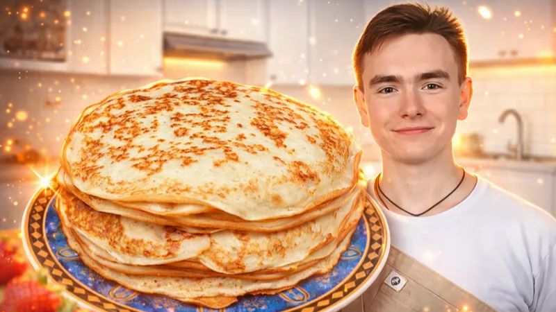 НЕЖНЫЕ ТВОРОЖНЫЕ БЛИНЫ