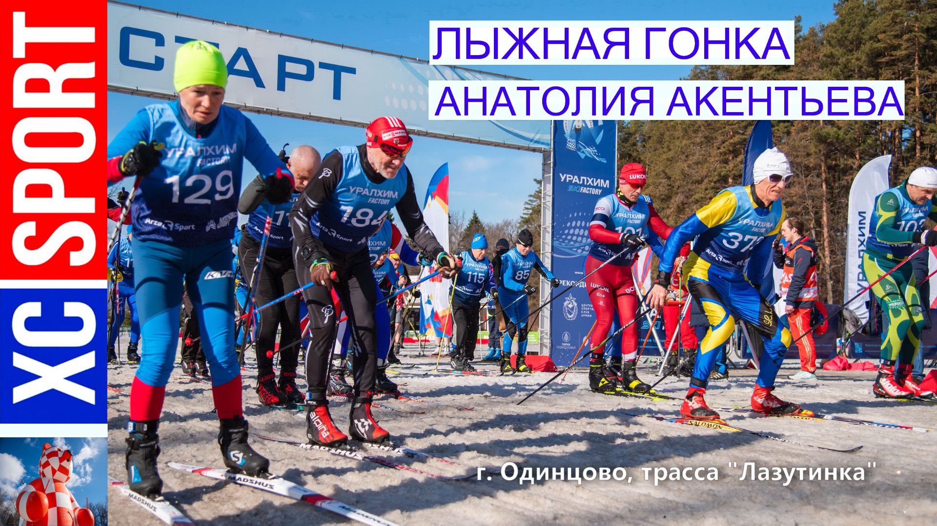 Лыжная гонка Анатолия Акентьева 2024 г. Одинцово, Московской области, лыжная трасса «Лазутинка»