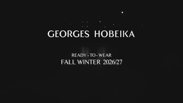 Показ женской коллекции Georges Hobeika осень-зима 2026-2027