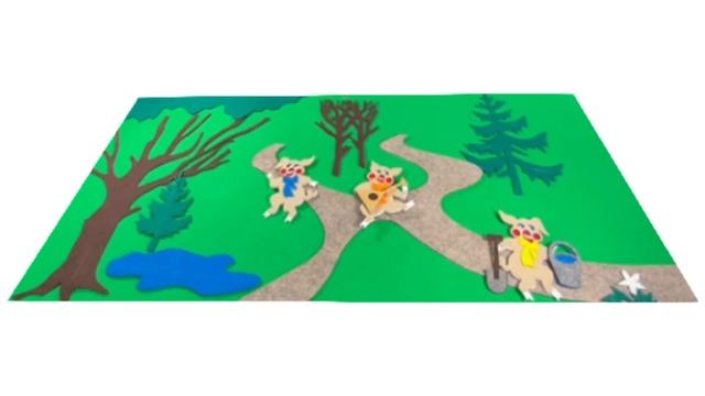 Игра театр-сказка для детей 3+ "Три поросенка"