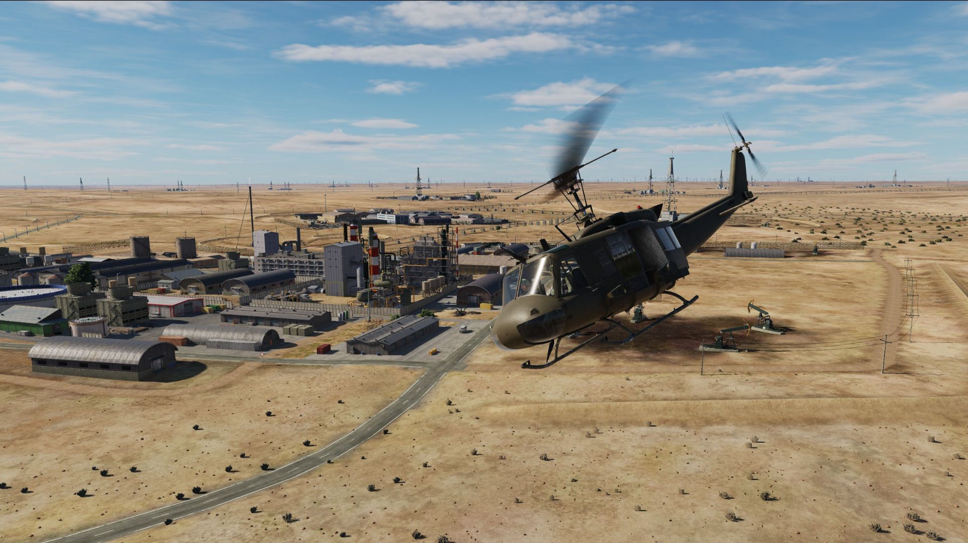 DCS: Syria Map - Flying over an oil base