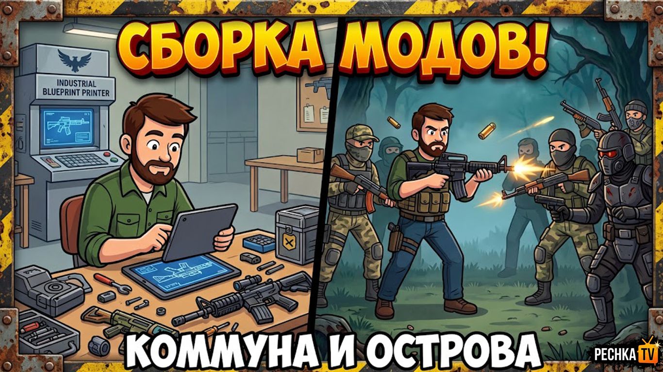 СБОРКА ТОП МОДИФИКАЦИЙ В ЛАСТ ДЕЙ! КОММУНА И ОСТРОВА В LDoE | PECHKA TV