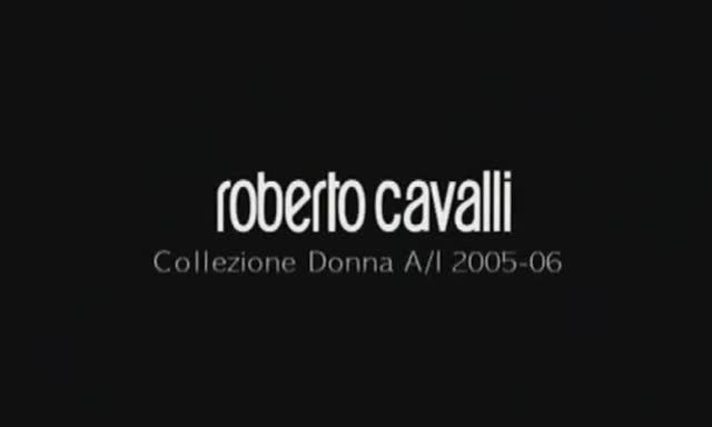 Показ женской коллекции Roberto Cavalli осень-зима 2005-2006