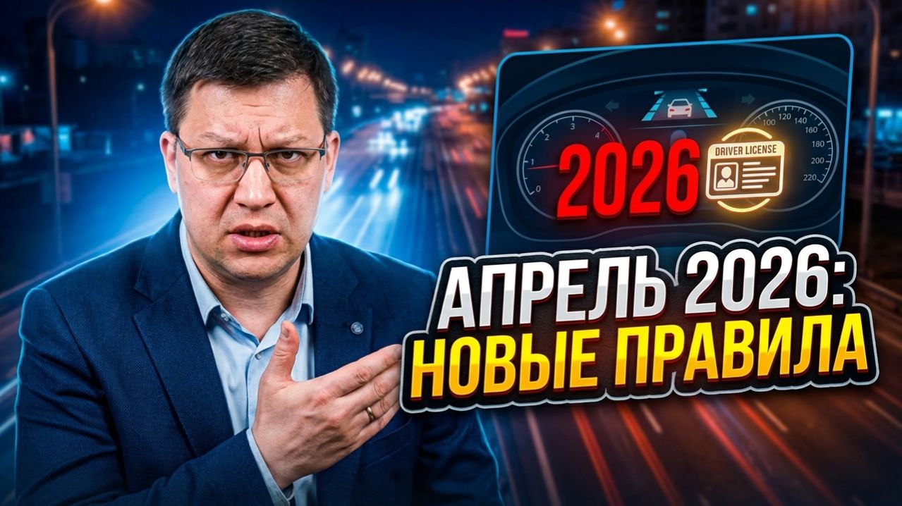 Что изменится для водителей в апреле 2026?