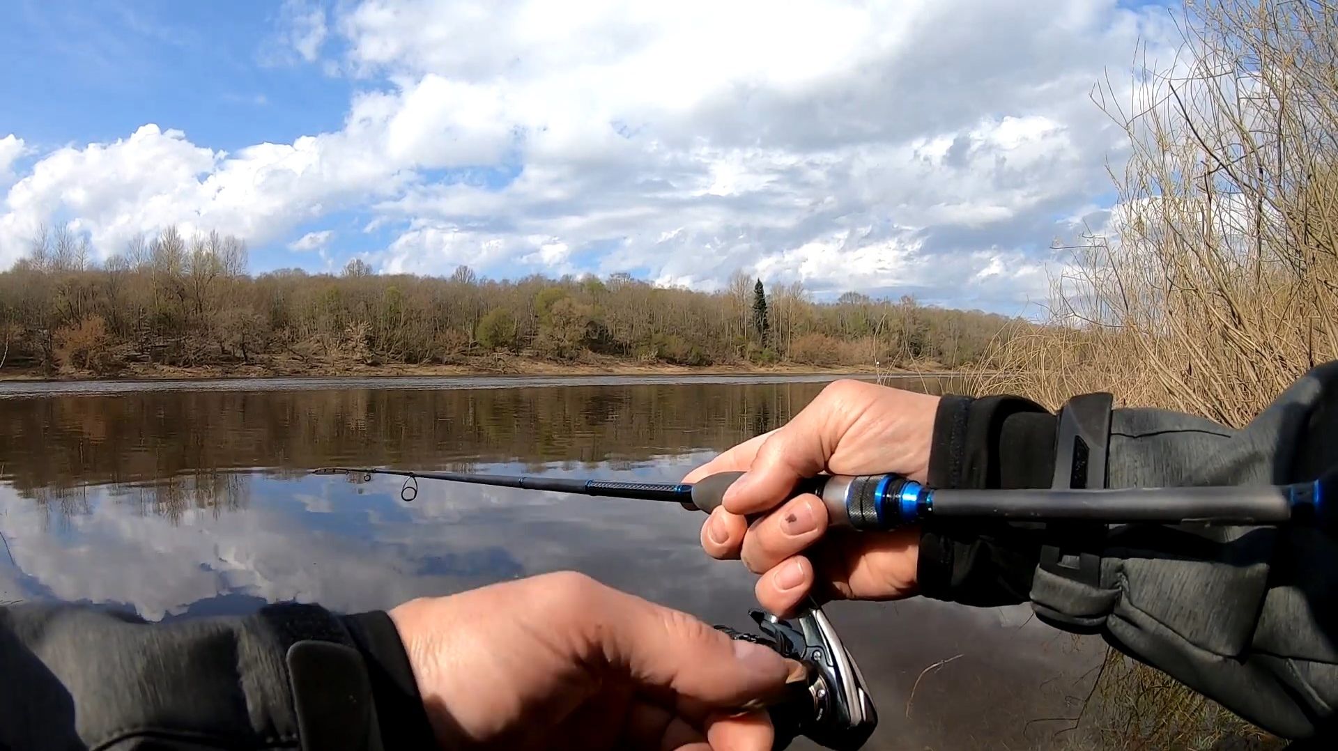 Щука после нереста. Джиг-риг на пассивного окуня. Ловля щуки весной . Спиннинг с берега.