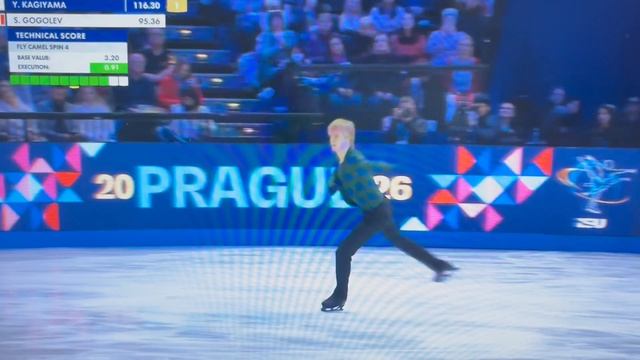 Стивен Гоголев. Произвольная программа на Чемпионате мира 2026