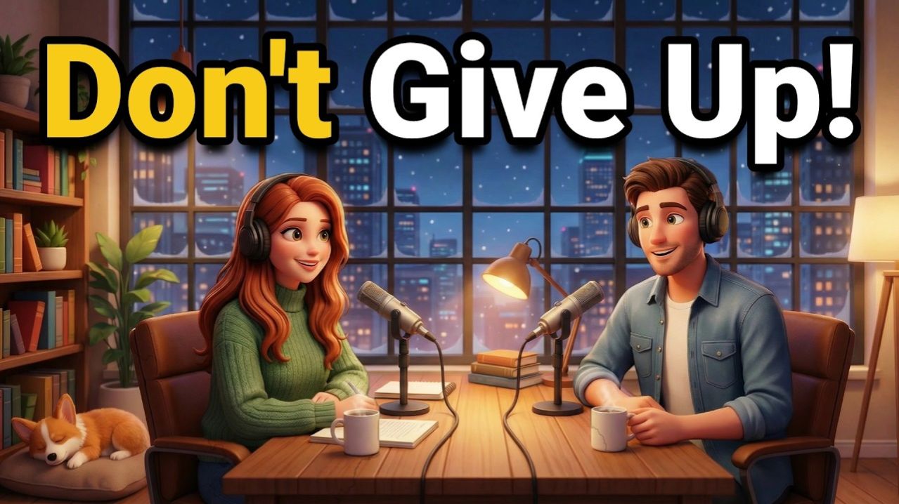 How to Talk About Never Giving Up in English | Daily English Conversations | English Podcast