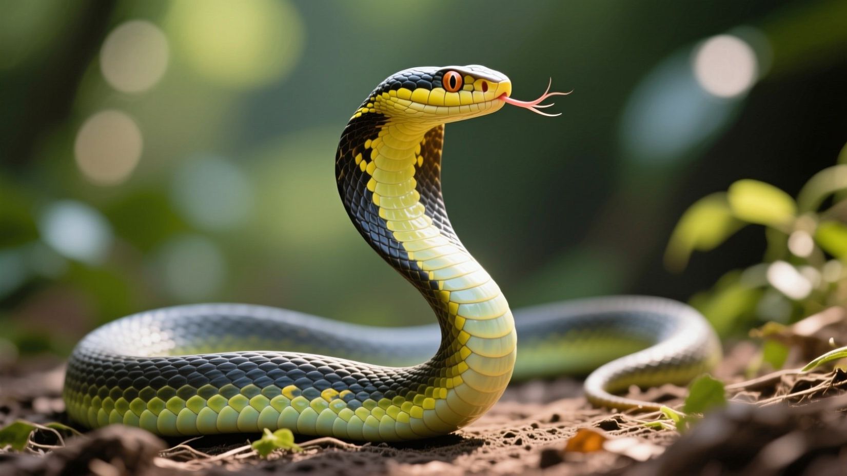 🟢💚🌍 Королевская кобра — это не просто змея, а настоящая живая легенда!