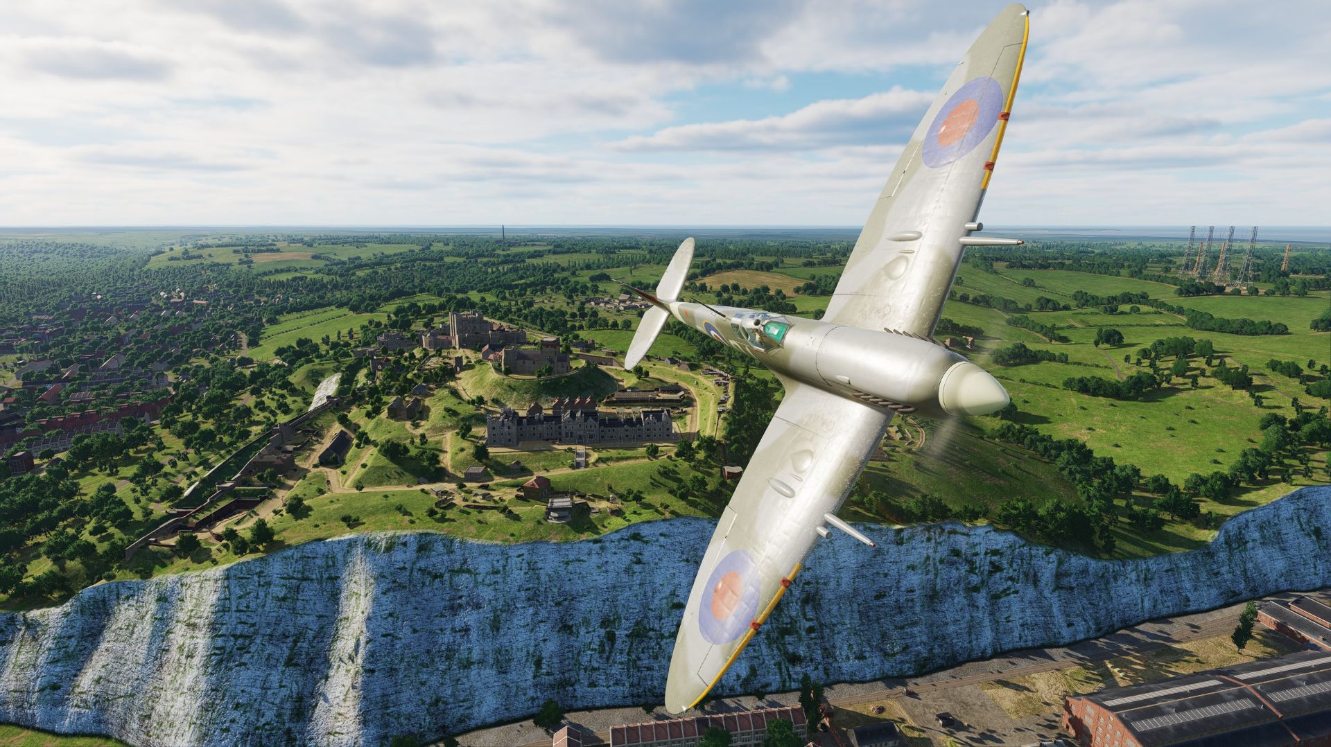 DCS: Normandy 2.0 - Flight over Dover
