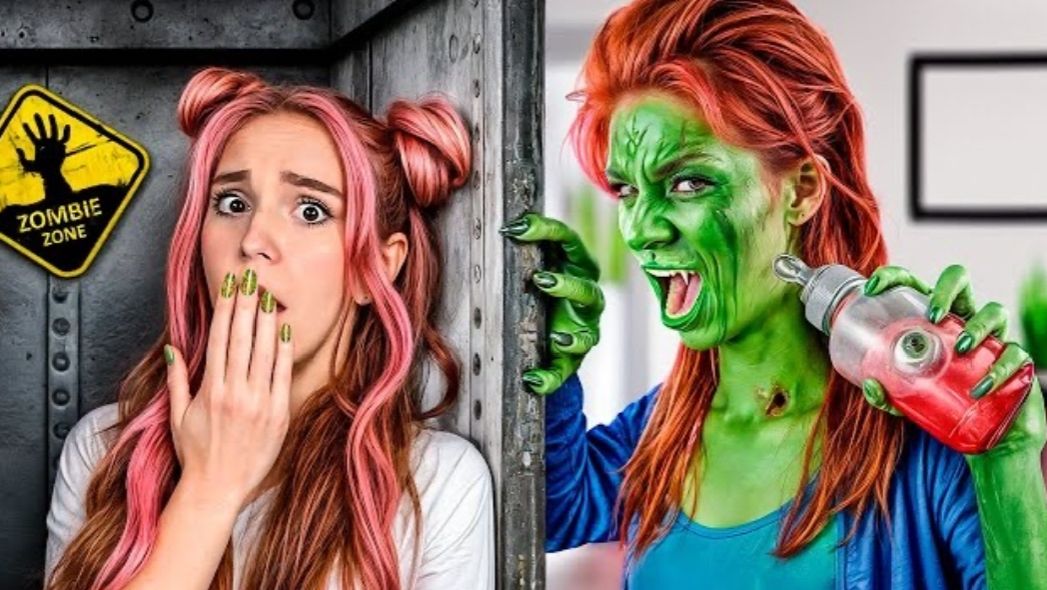 А4 Зомби стала нашей НЯНЕЙ!!!! А4