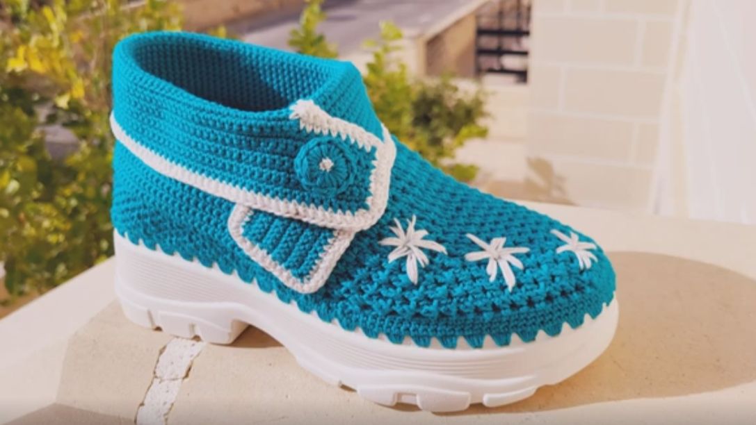 Ботинки  крючком