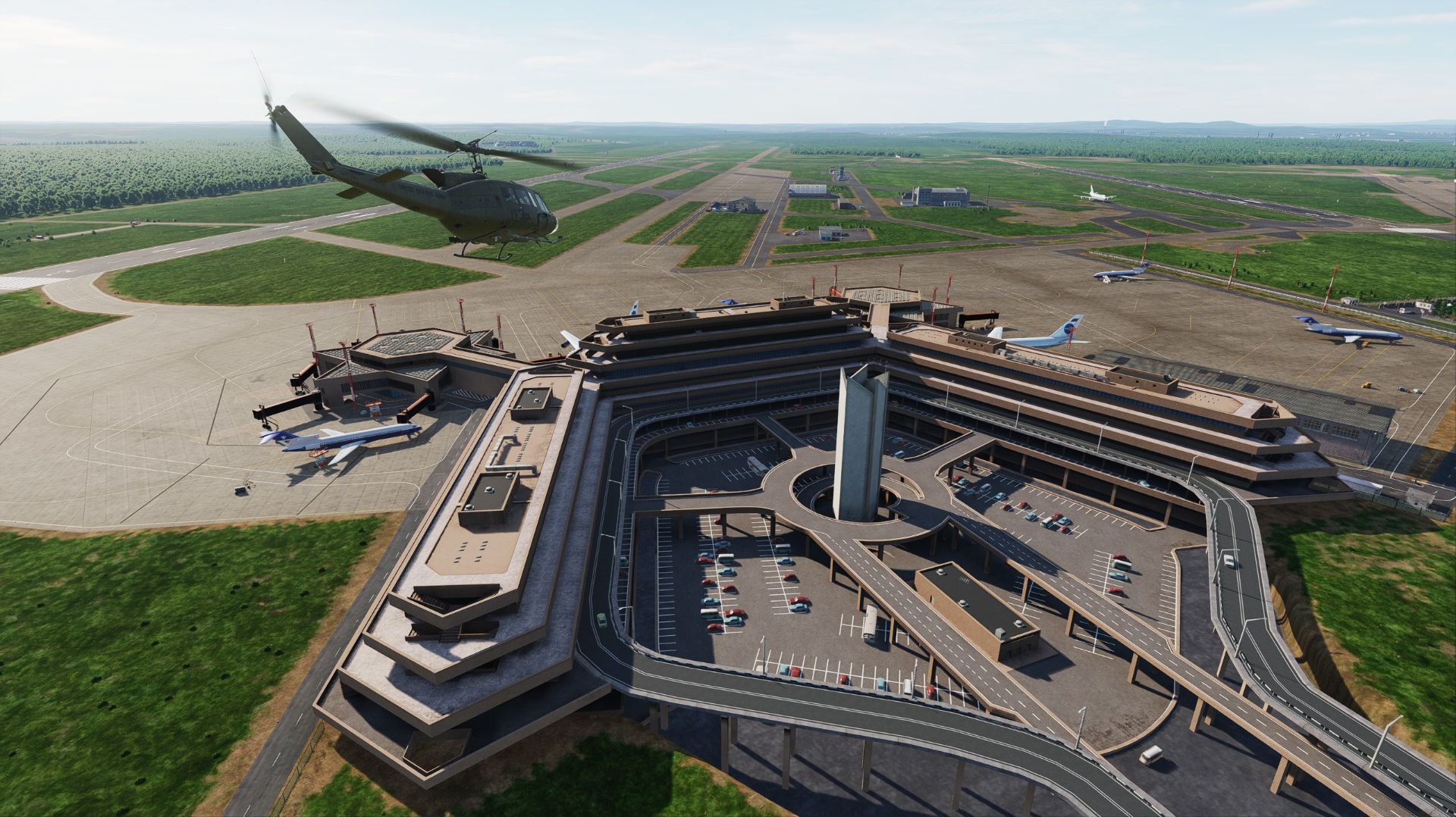 DCS: Cold War Germany - Take-off at Cologne Bonn Airport
