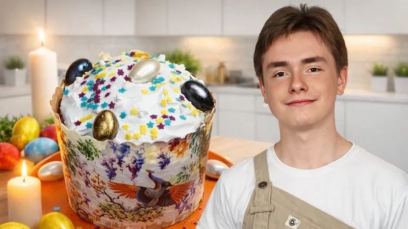 ВКУСНЕЙШИЙ АПЕЛЬСИНОВЫЙ КУЛИЧ с КУРАГОЙ. ЯРКИЙ и АРОМАТНЫЙ