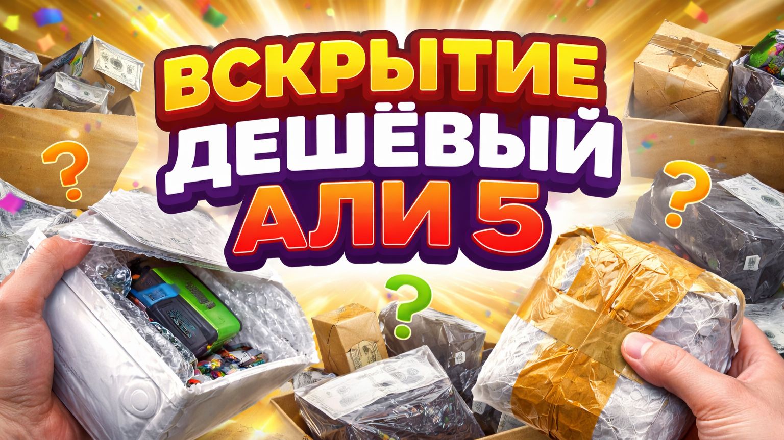 Вскрытие дешевый али 5