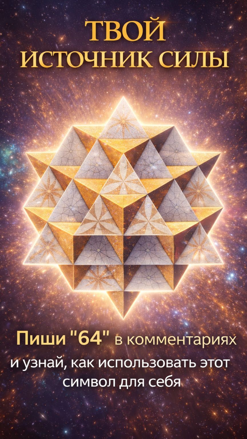 64-звёздный тетраэдр! I Академия Марии Леви