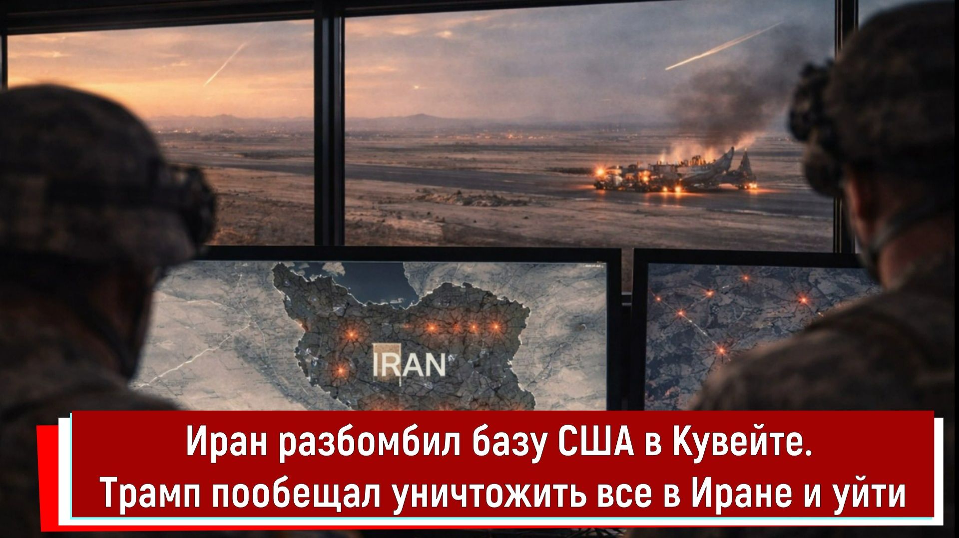 Иран разбомбил базу США в Кувейте. Трамп пообещал уничтожить все в Иране и уйти