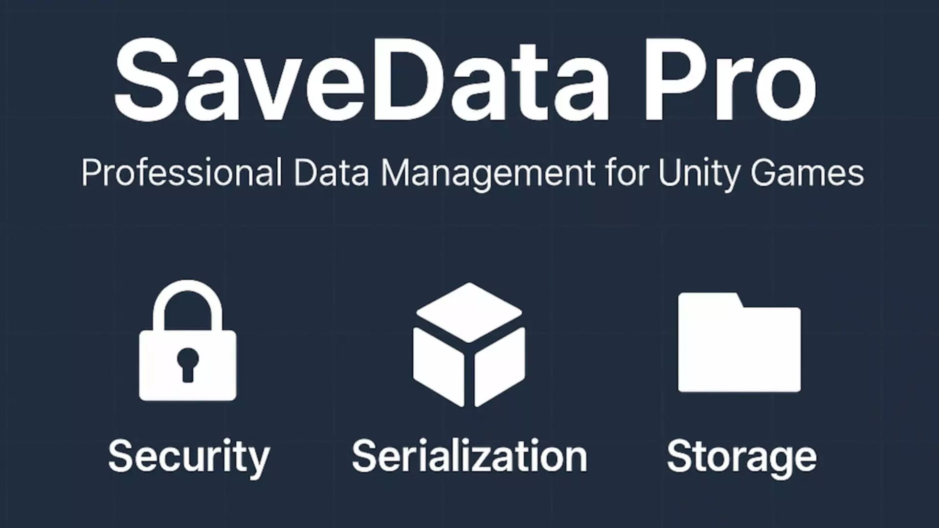 Asset Unity - SaveData Pro (Cохраняйте данные)
