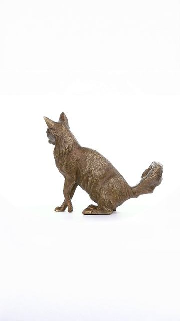 Статуэтка бронзовая "Ангорская кошка". Артикул 300058. https://феникс.art