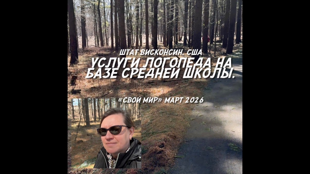 Работа логопеда с особенными детьми в средней школе в США.